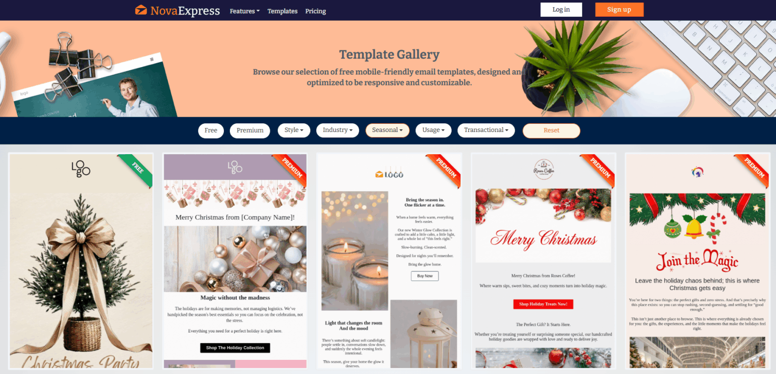 Christmas Email Marketing: Best Templates – Nova Express Blog